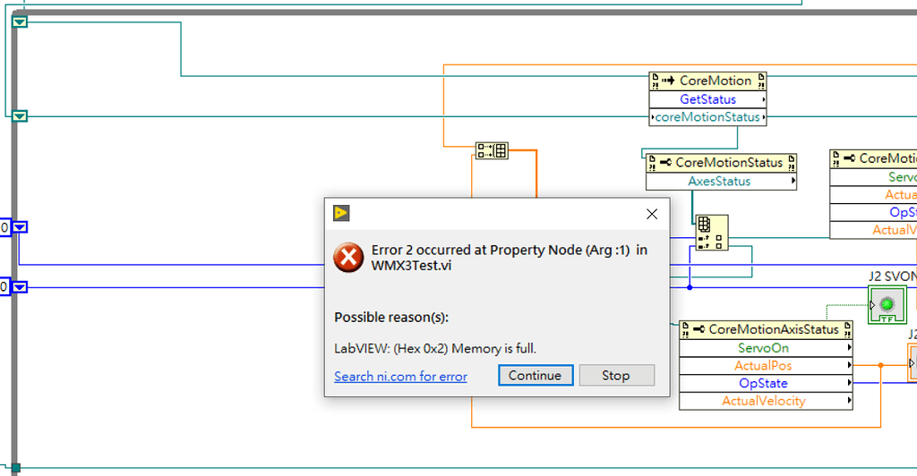 請問關於Error 0x2 memory is full的問題 - LabVIEW 幼幼班 - Science and Technology ...