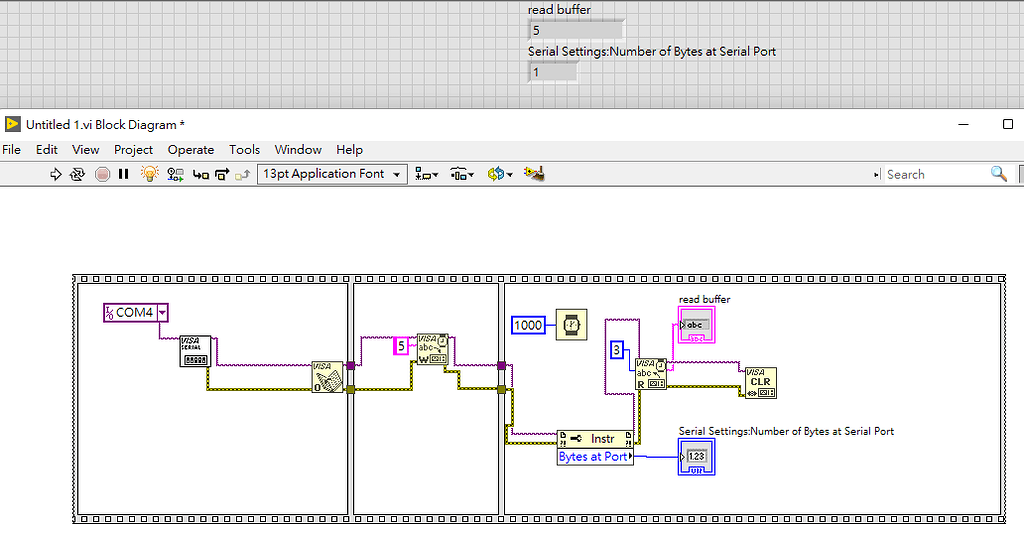 RS232連線超時 - LabVIEW 幼幼班 - Science and Technology DataBase