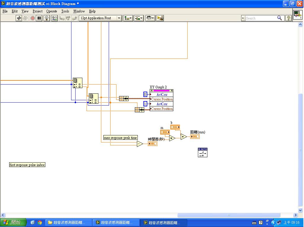 如何從距離(mm)，插入NI SWITCH - LabVIEW - Science and Technology DataBase