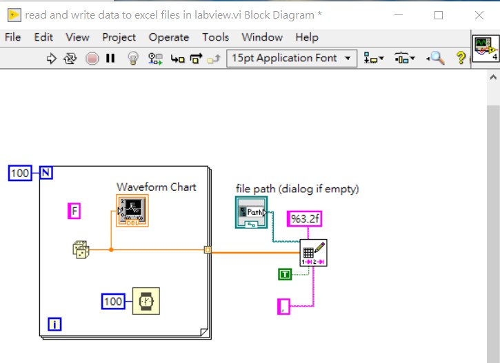 如何用Labview在Excel指定位置中插入行與列？ - Science and Technology DataBase