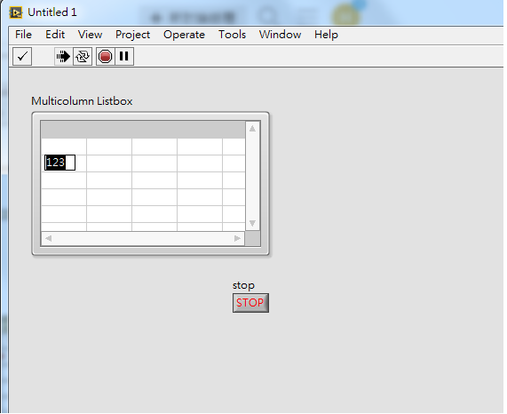 如何讓multicolumn Listbox在執行中讓使用者改值? - LabVIEW 幼幼班 - Science and ...