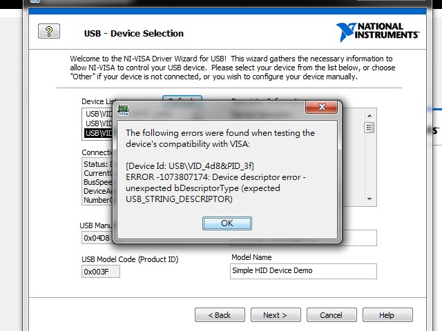 USB PID VID控制 - LabVIEW - Science and Technology DataBase