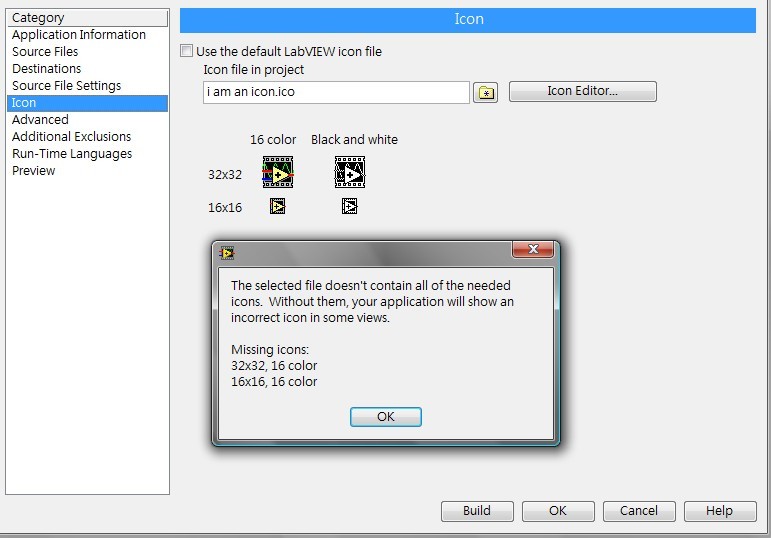 執行程式圖示變更 - LabVIEW - Science and Technology DataBase