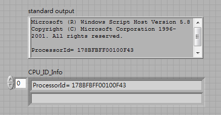 幫忙測試CPU ID - LabVIEW - Science and Technology DataBase