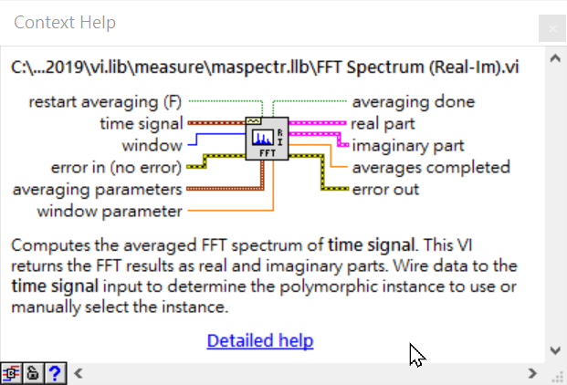 快速傅立葉計算(FFT)輸出虛部資料 - LabVIEW - Science and Technology DataBase