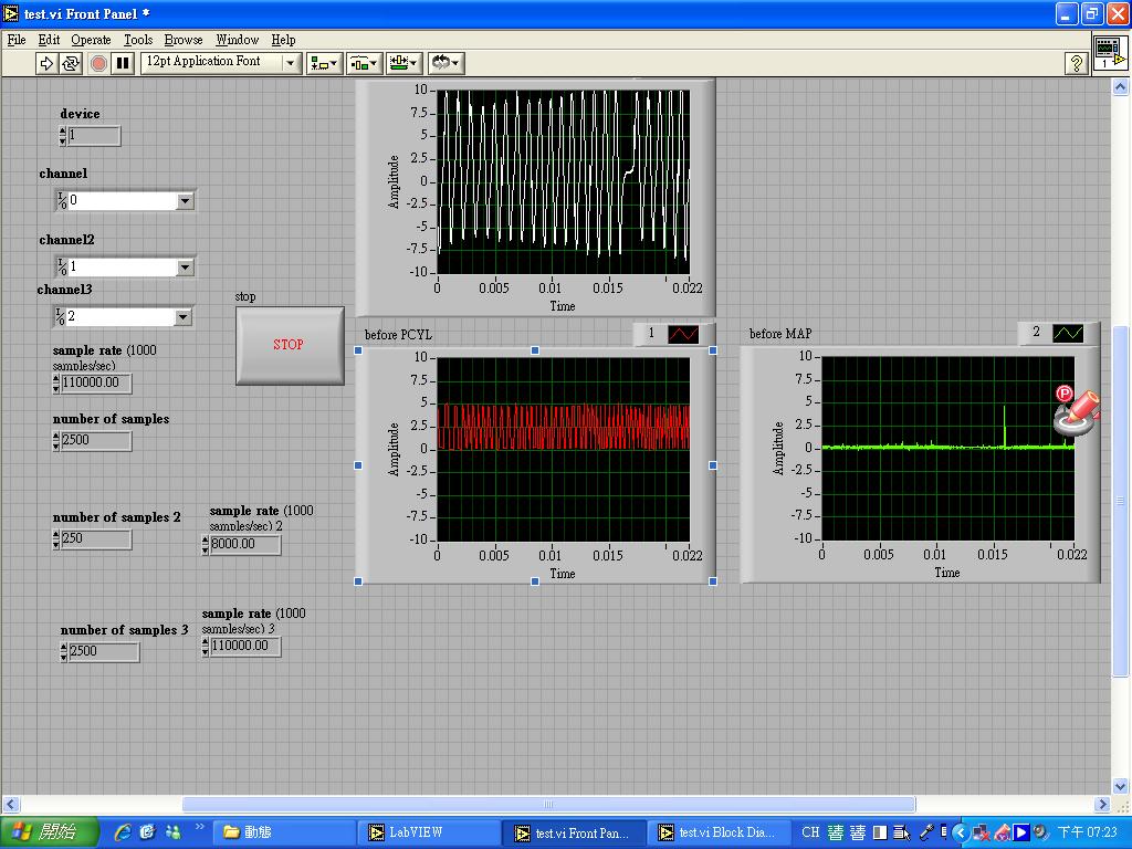 如何對encord的類比訊號做計數 - LabVIEW - Science and Technology DataBase