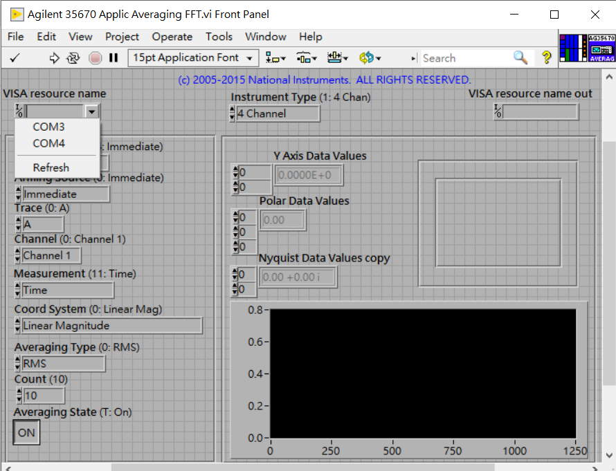 利用Keysight出產的GPIB線(82357B)連接Agilent 35670A的問題 - LabVIEW - Science and Technology DataBase