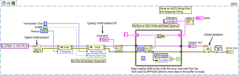 利用Keysight出產的GPIB線(82357B)連接Agilent 35670A的問題 - LabVIEW - Science and Technology DataBase